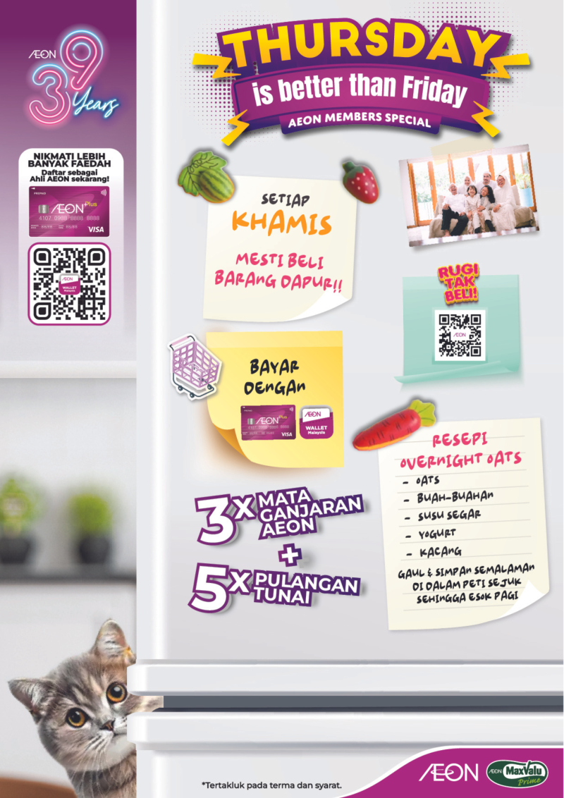 Thursday is Better than Friday - AEON CO. (M) BHD.