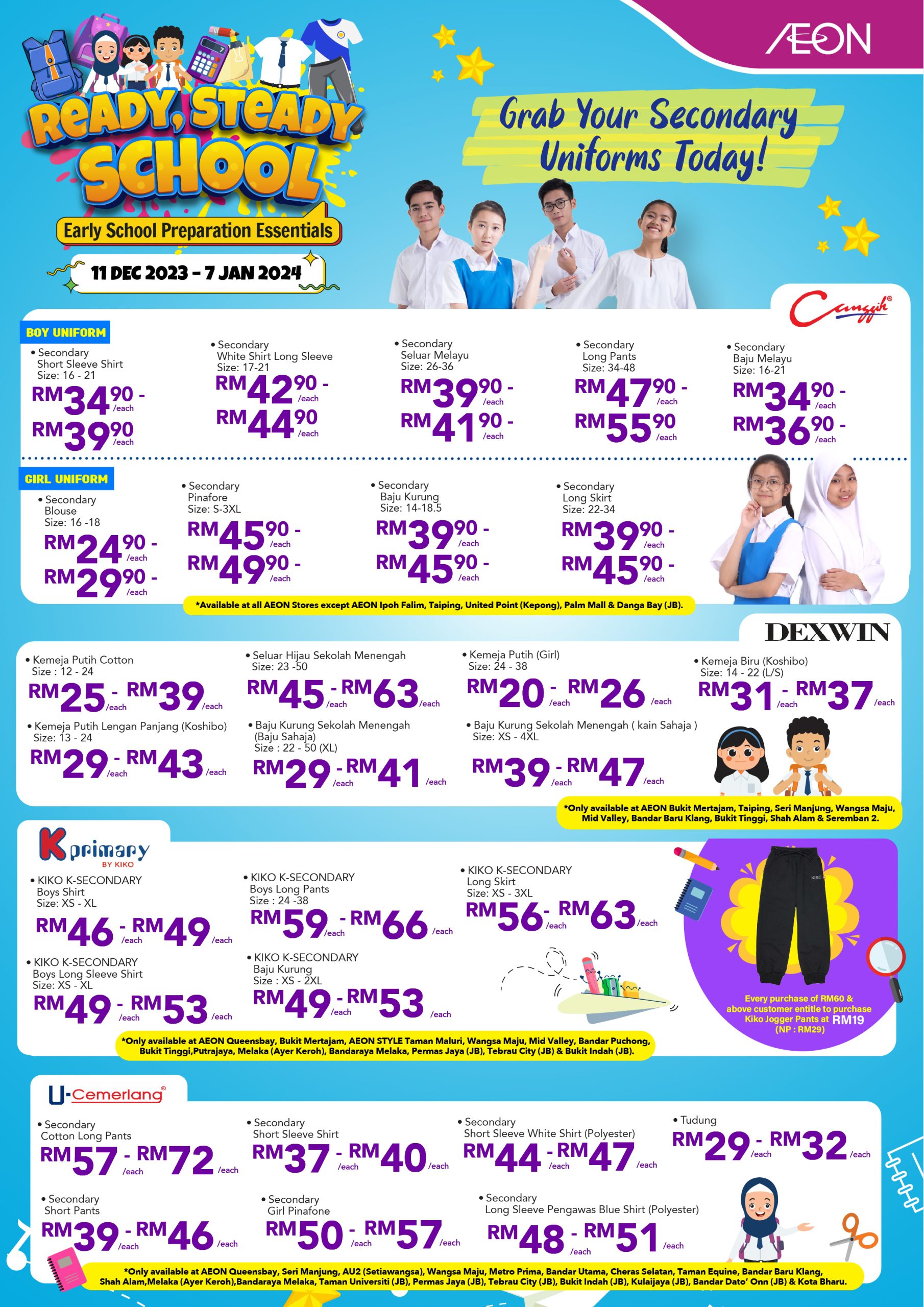 Back to School - AEON CO. (M) BHD.