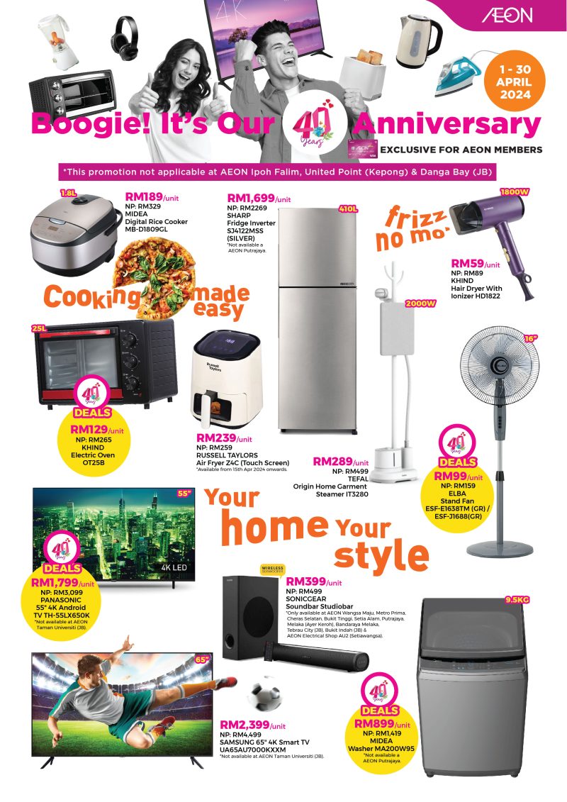 AEON 40th Anniversary Promotion - AEON CO. (M) BHD.