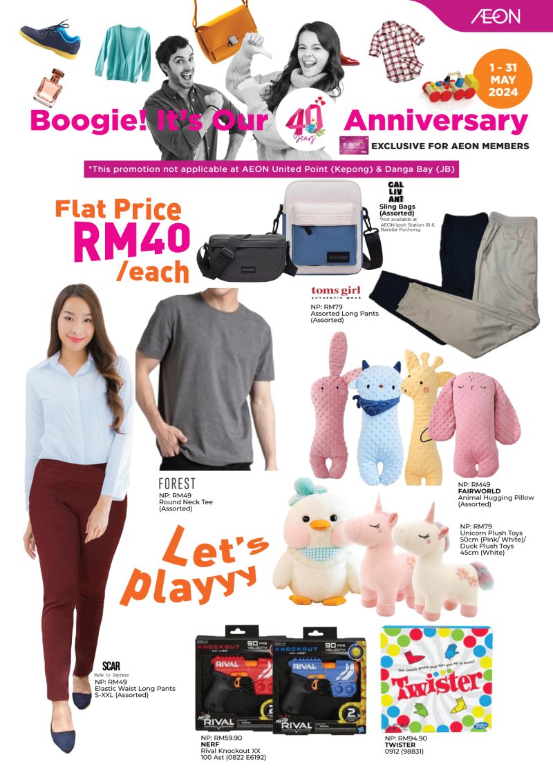 AEON 40th Anniversary Promotion - AEON CO. (M) BHD.