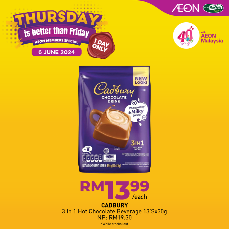Thursday is Better than Friday - AEON CO. (M) BHD.