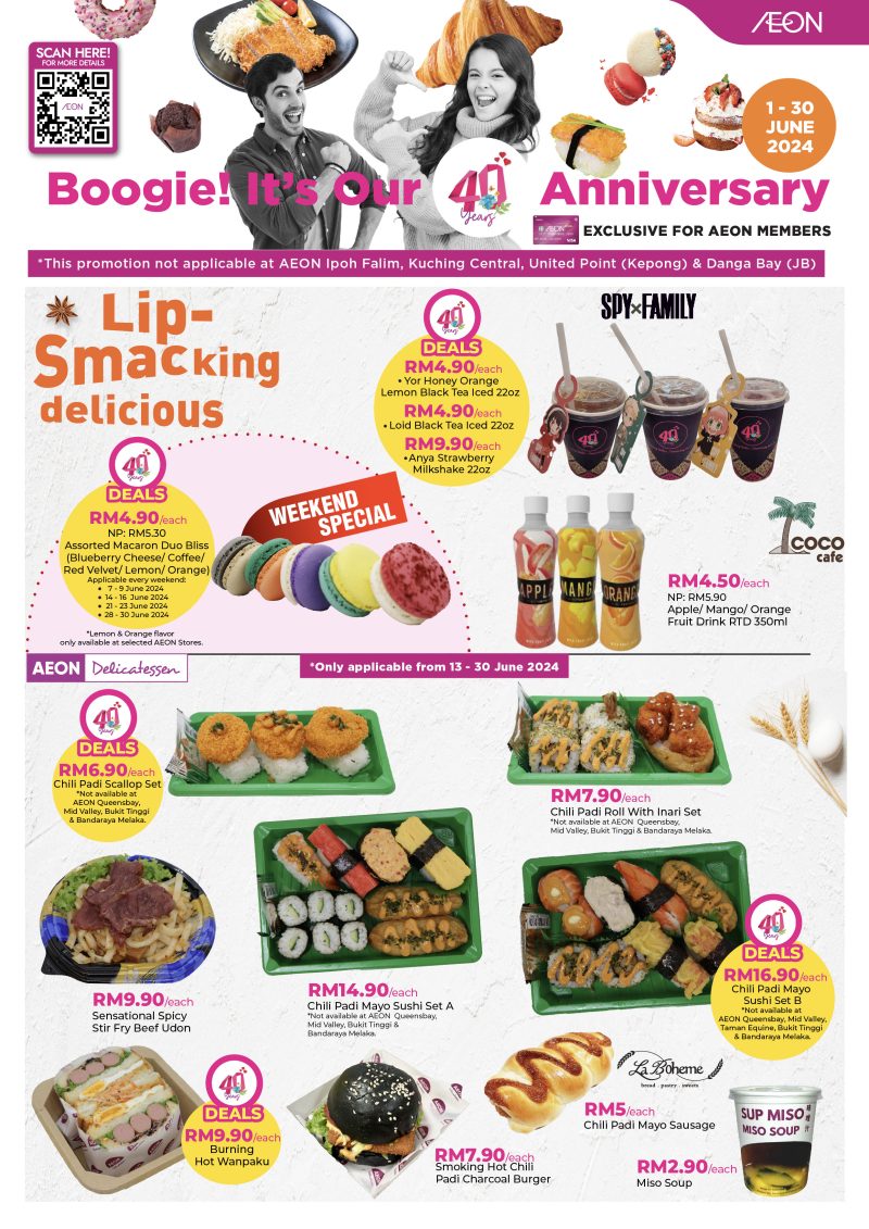 AEON 40th Anniversary Promotion - AEON CO. (M) BHD.
