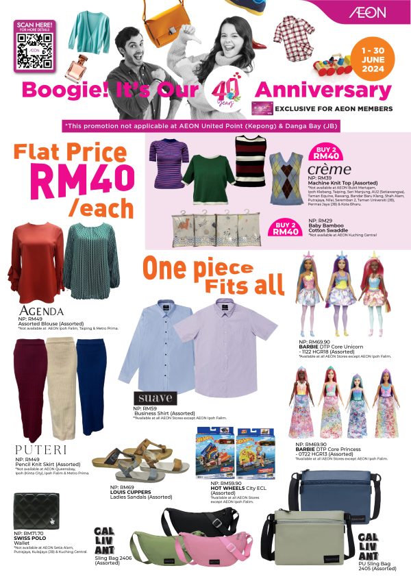 AEON 40th Anniversary Promotion - AEON CO. (M) BHD.