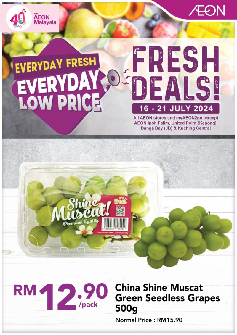 Everyday Fresh, Everyday Low Price - AEON CO. (M) BHD.