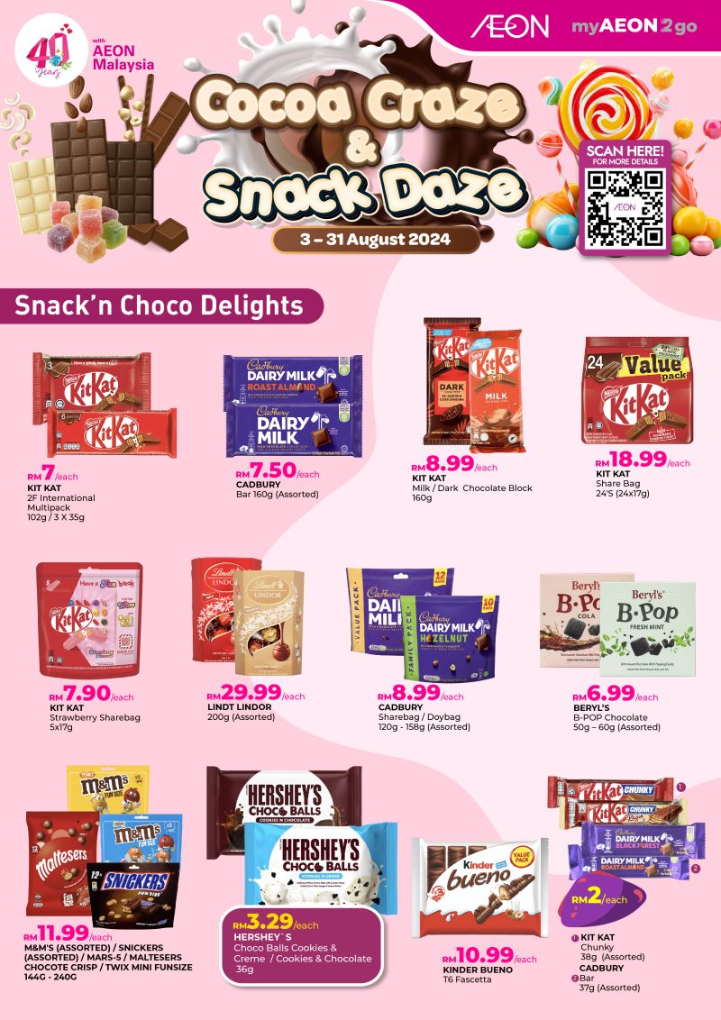 Cocoa Craze & Snack Daze - AEON CO. (M) BHD.