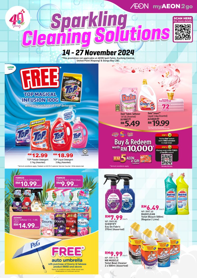 AEON Sparkling Cleaning Solutions - AEON CO. (M) BHD.