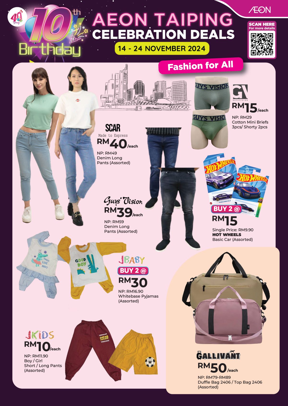 AEON Taiping 10th Year Birthday Celebration Deals - AEON CO. (M) BHD.