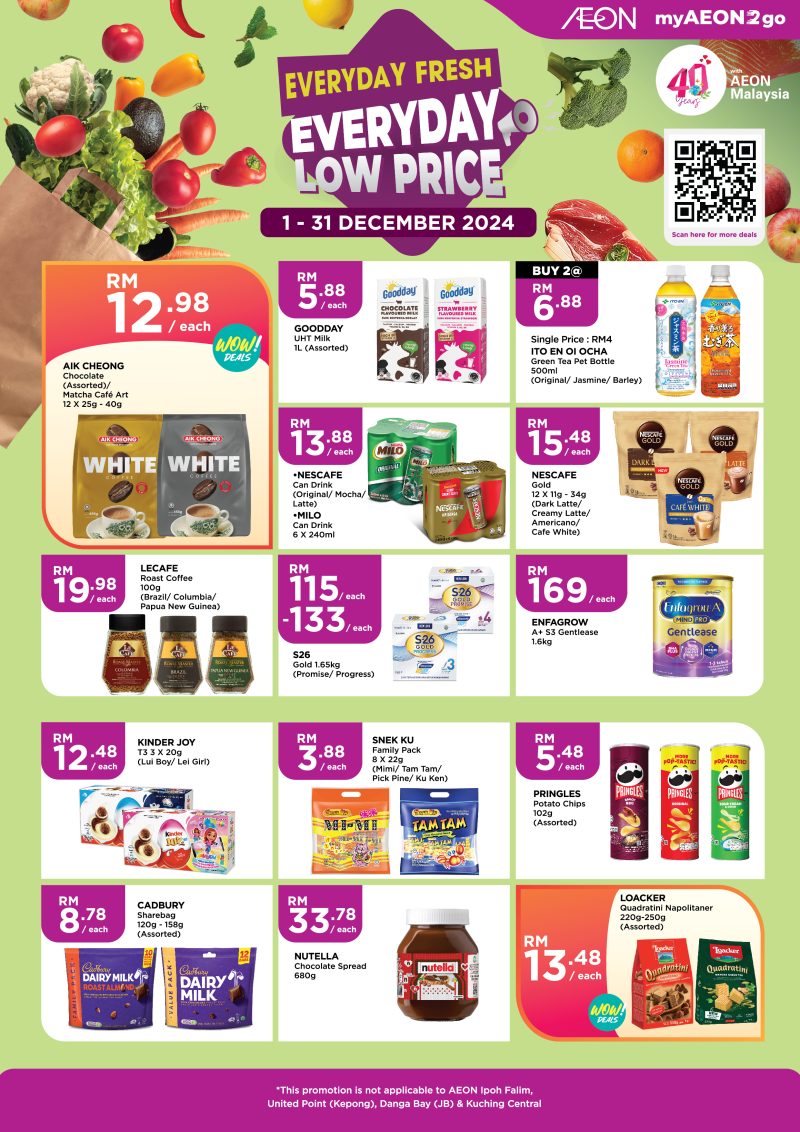 Everyday Fresh, Everyday Low Price - AEON CO. (M) BHD.