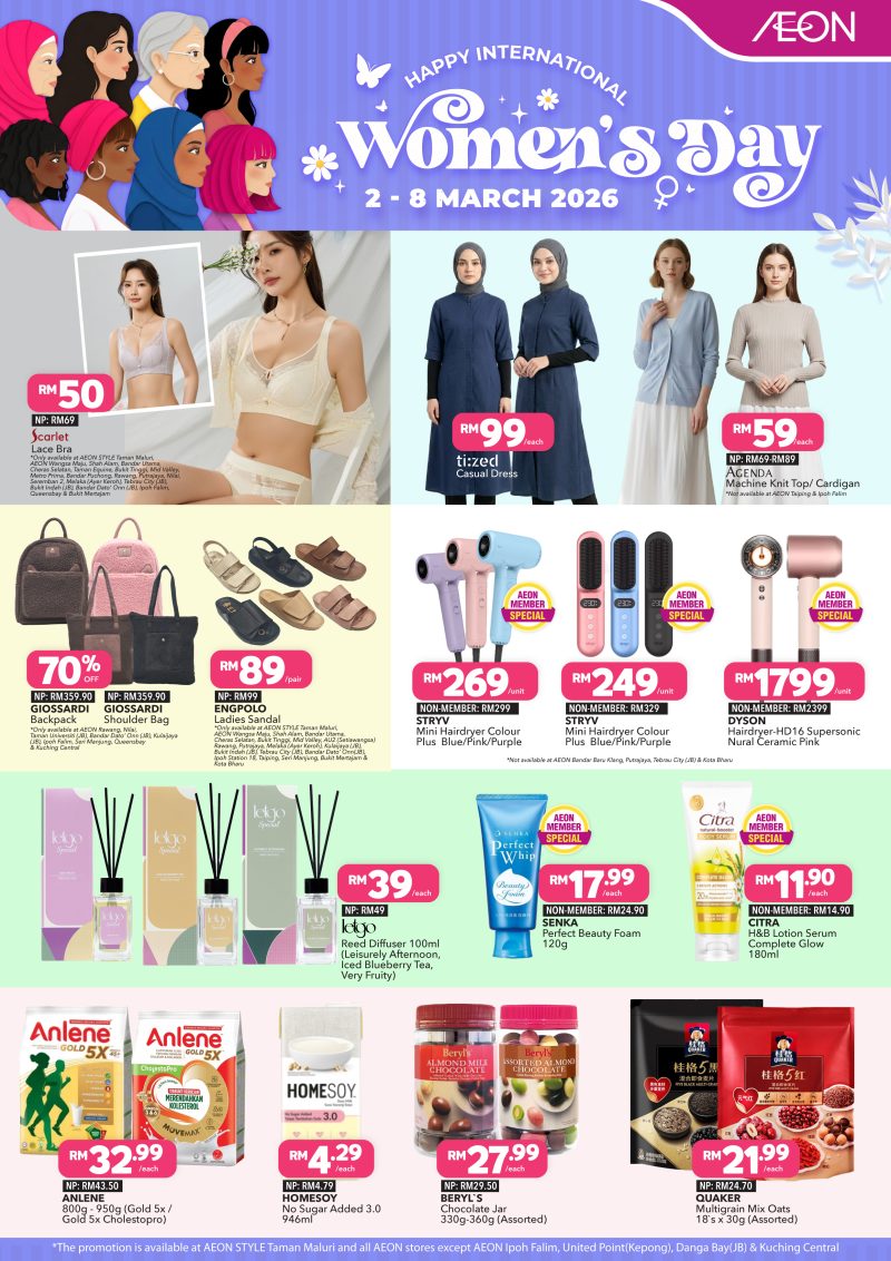 AEON International Women's Day Promo - AEON CO. (M) BHD.